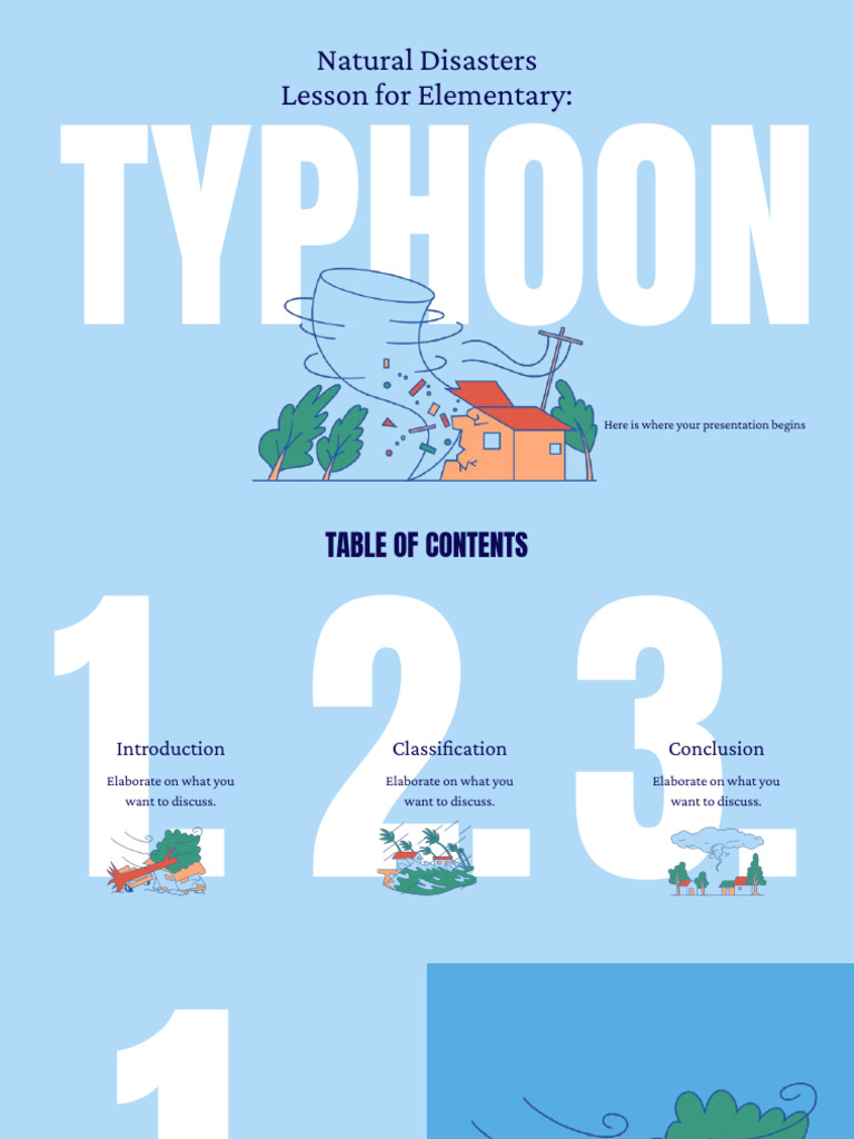 Natural Disasters Lesson For Elementary - Typhoon | PDF