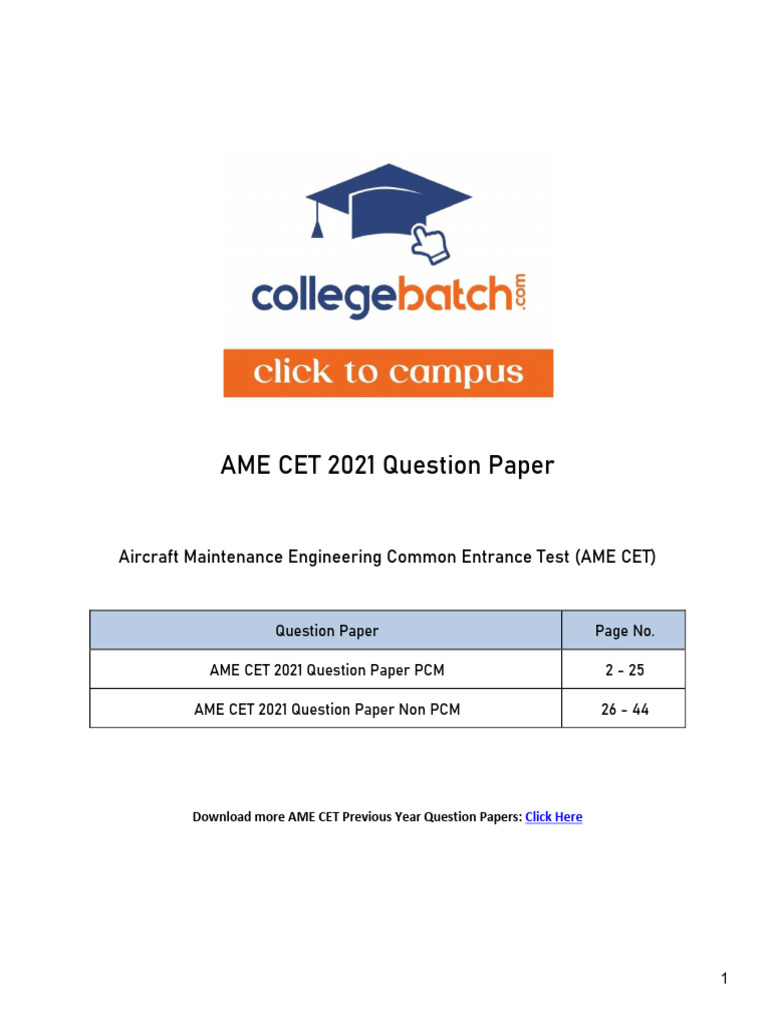 AME CET 2021 Question Paper. | PDF | Sodium Carbonate