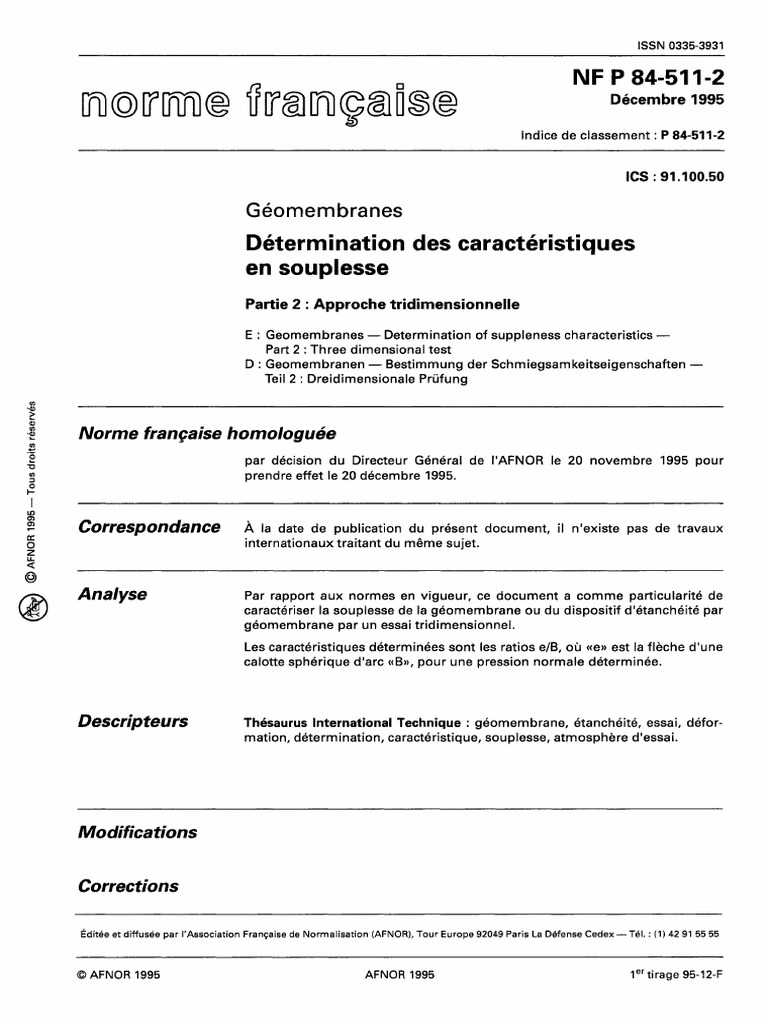 NF - P84 511 2 | PDF