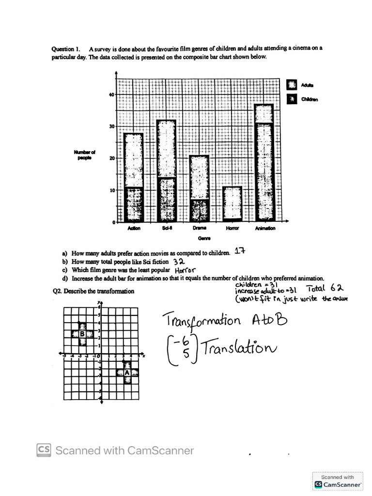 Grade Vii Revision Worksheet Solution Pdf