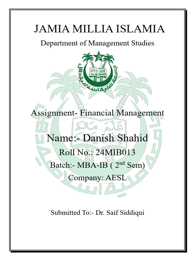 JMI Cover Page | PDF