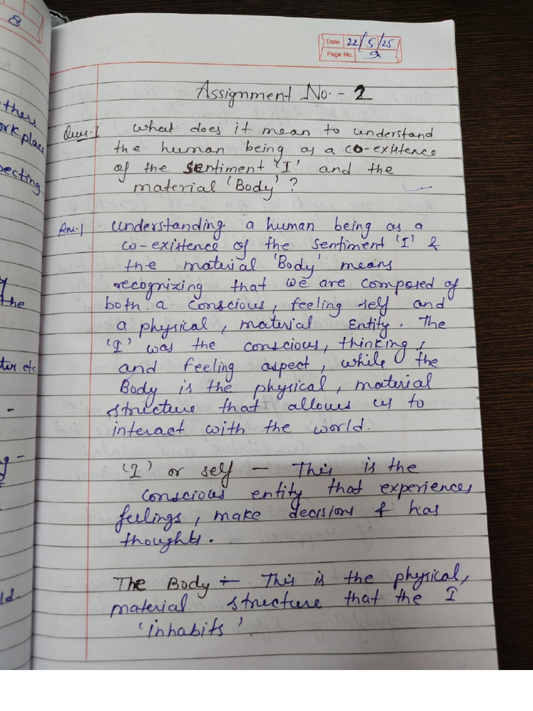 UHV Assignment 2 | PDF