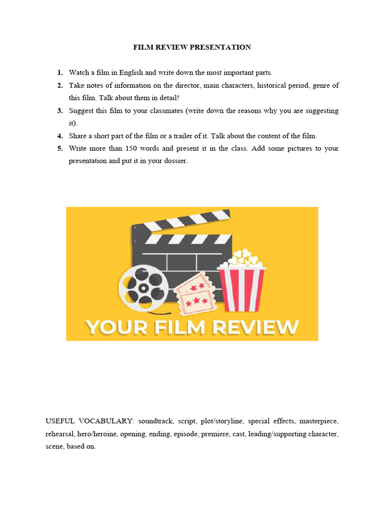 Film Review Presentation | PDF