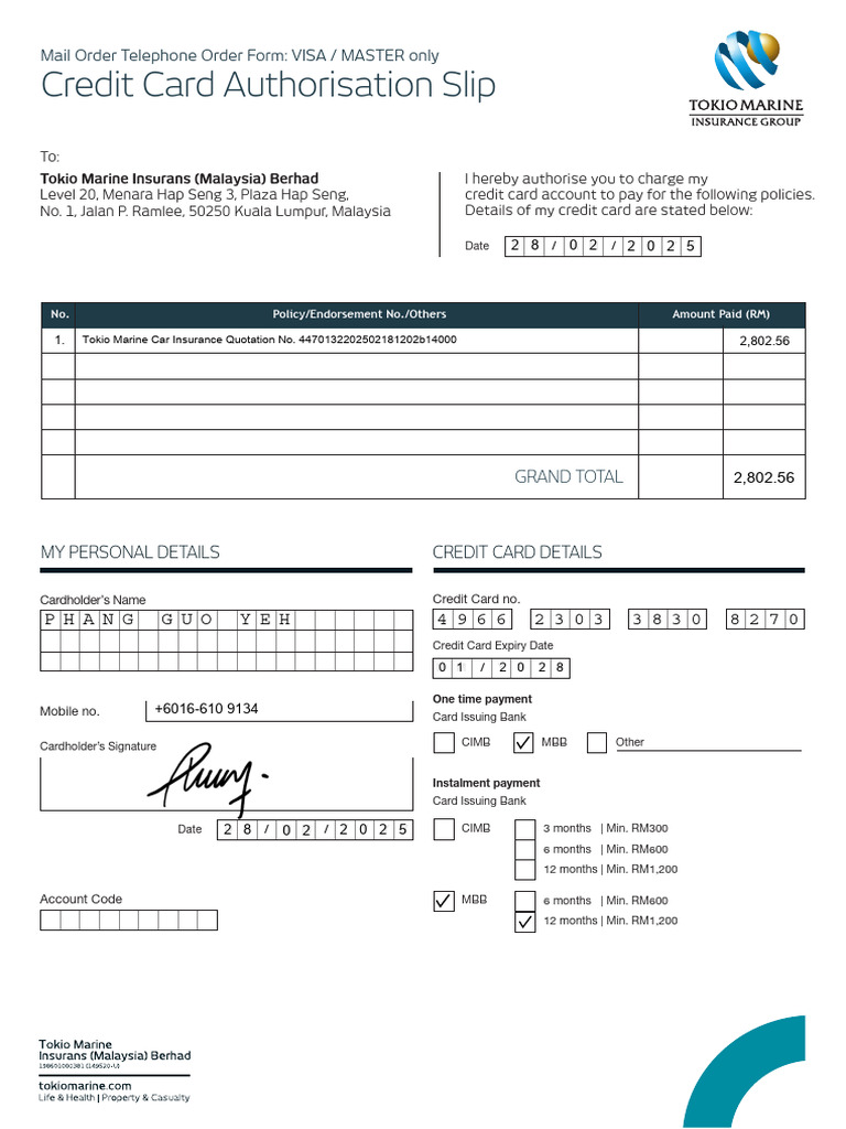 Moto Cimb MBB Instalment | PDF | Credit Card | Services (Economics)