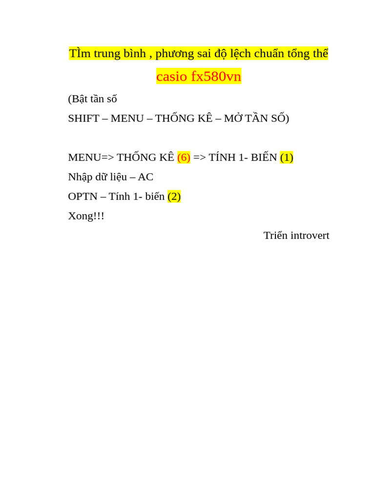 Cách Bấm Máy Tbinh Psai... | PDF