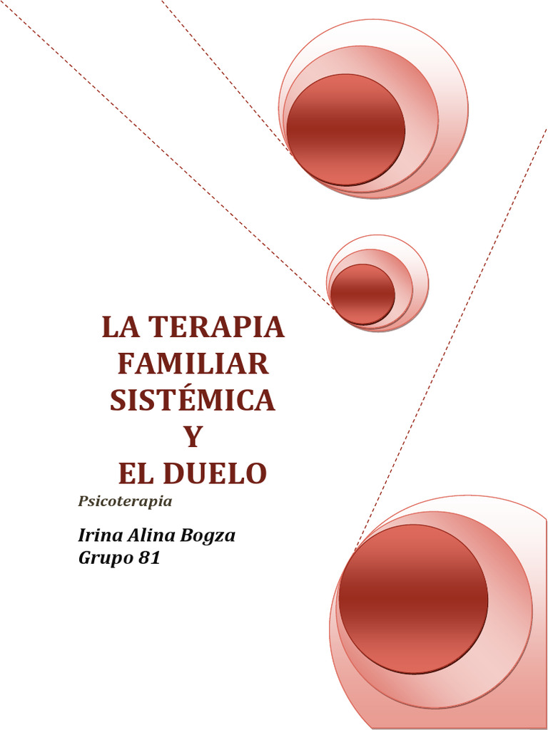 La Terapia Familiar Sistemica y El Duelo | PDF | Psicoterapia | Dolor
