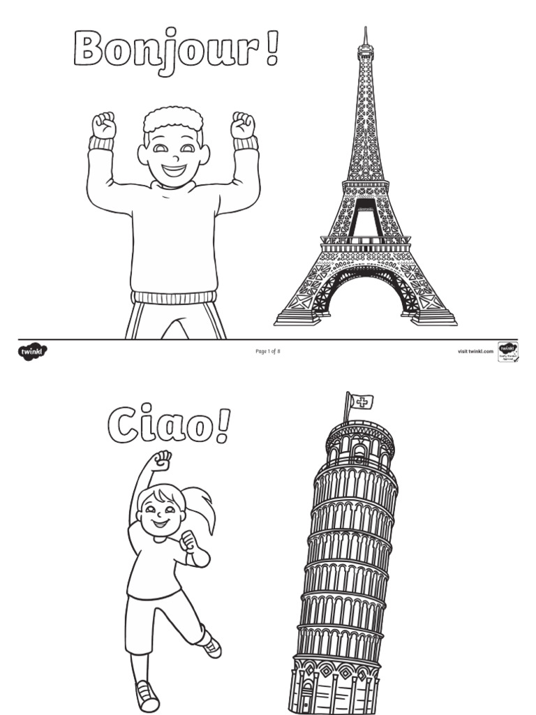 T MFL 1686261013 European Day of Languages Ks1 Colouring Sheets Ver 2 | PDF