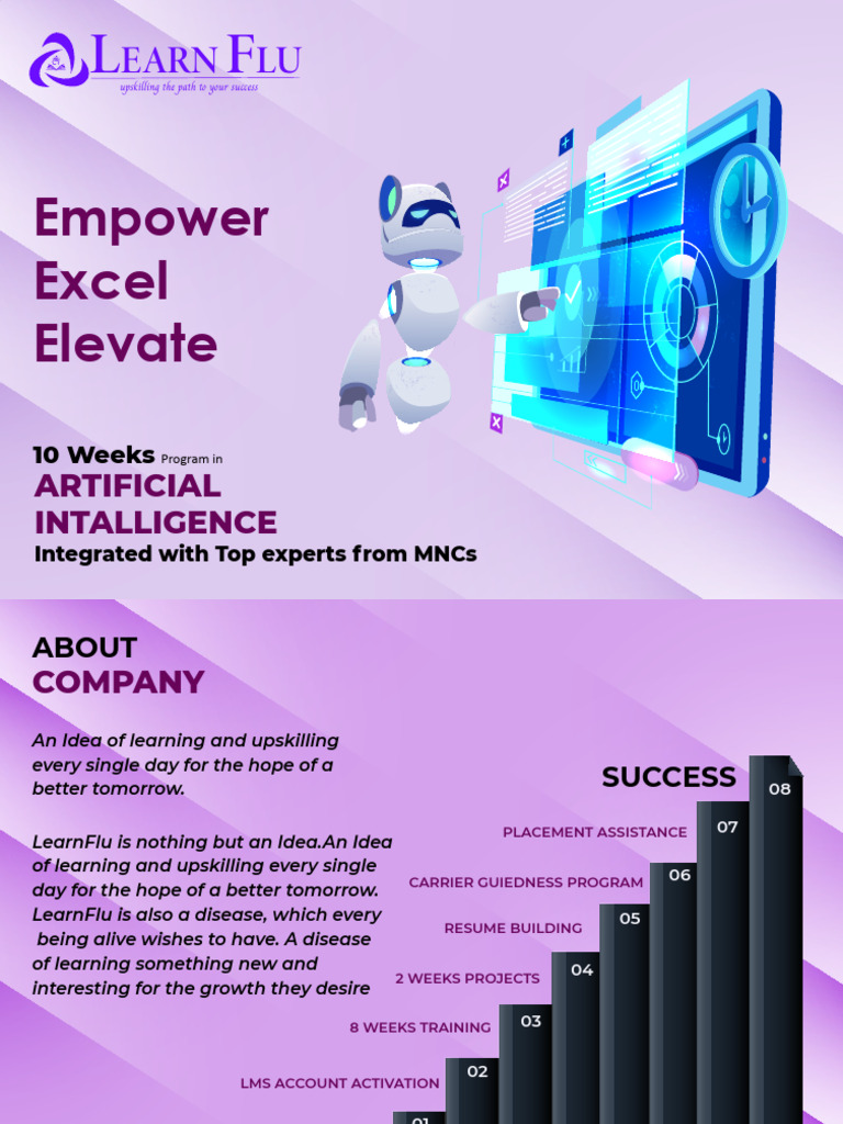 Artificial Intalligence Broucher | PDF | Machine Learning | Computer Vision