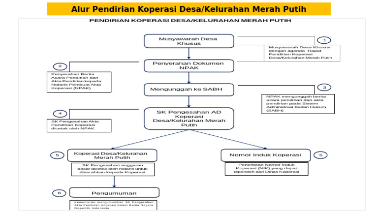 Alur Pendirian Koperasi | PDF