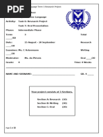 Grade 4 Writing Task 4 Term 2 2024 | PDF | Human Communication ...