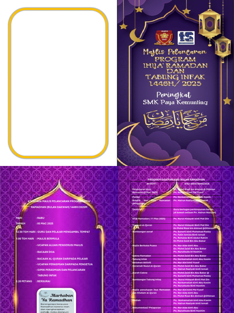 BROSUR Ihya' Ramadhan 2025 | PDF