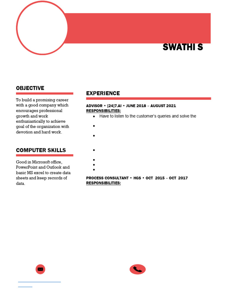 Swathi CV Updated - PDF 1 | PDF
