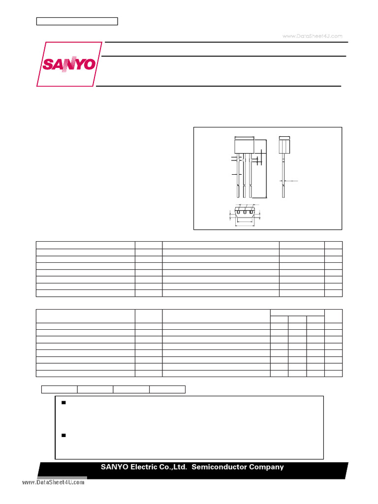 2SK715 SANYOElectric | PDF | Amplifier | Field Effect Transistor