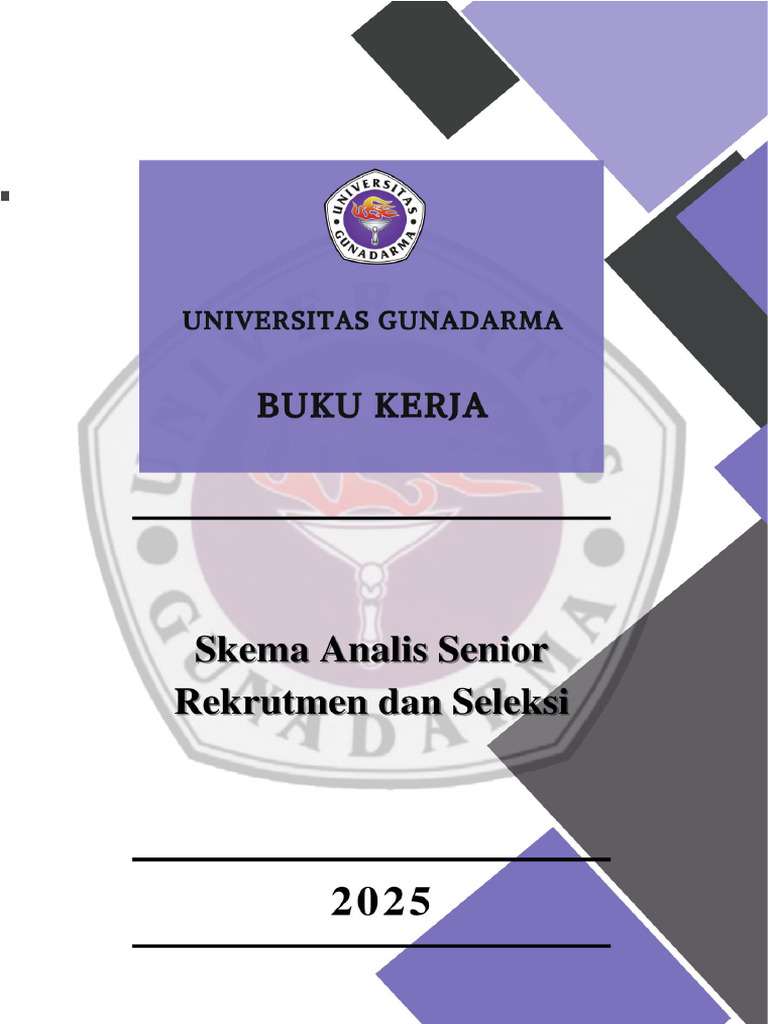 Skema 1 - Buku Kerja Analis Senior Rekrutmen Dan Seleksi | PDF