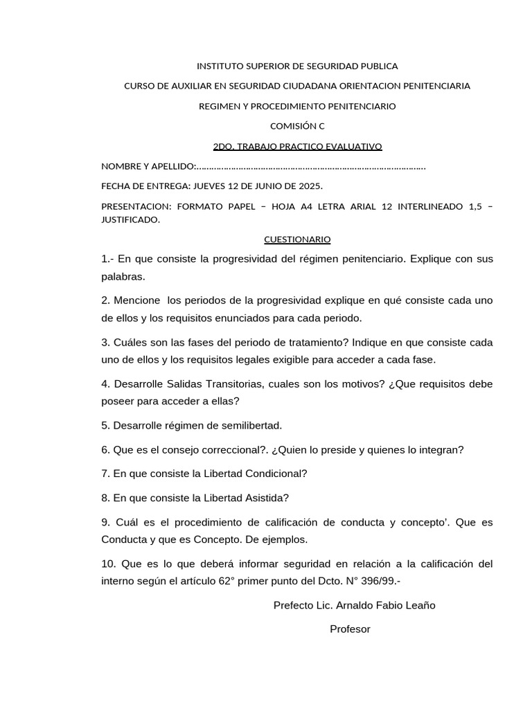 2do Trabajo Practico Evaluativo | PDF