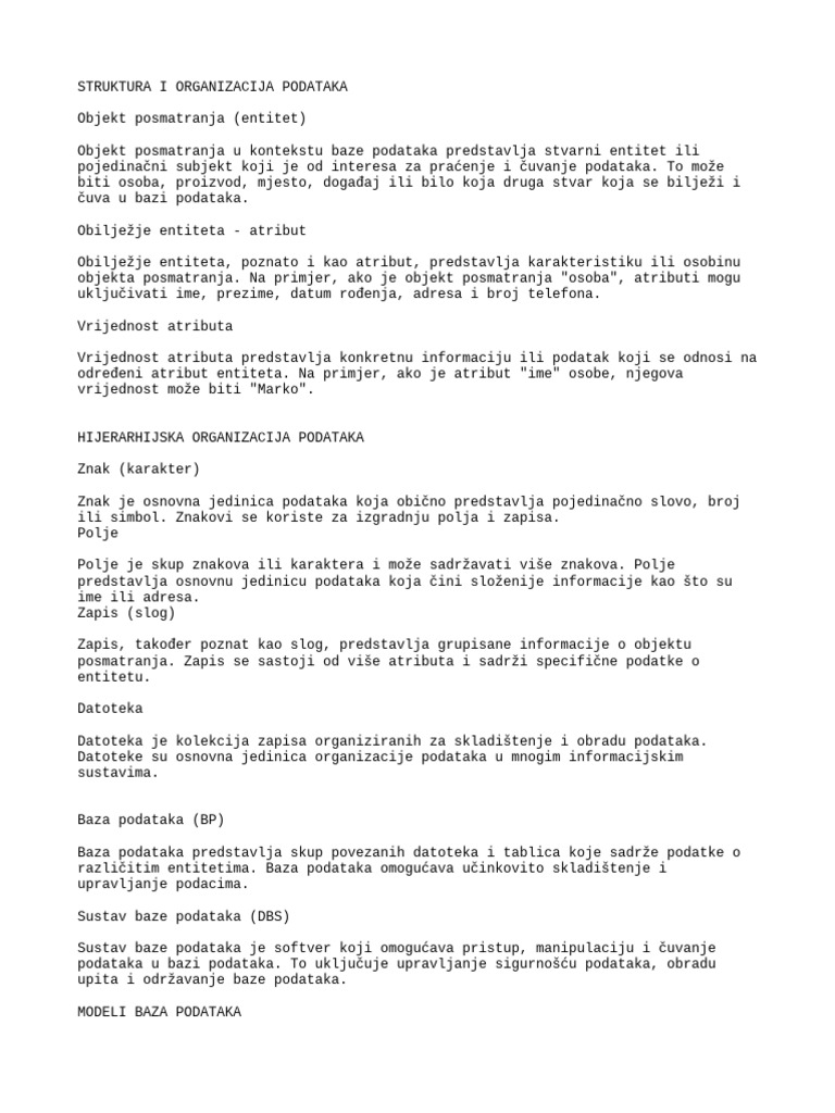 004a Baze Podataka | PDF
