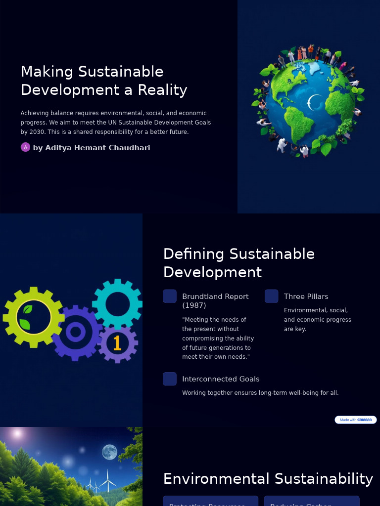 Making Sustainable Development A Reality | PDF | Sustainability ...