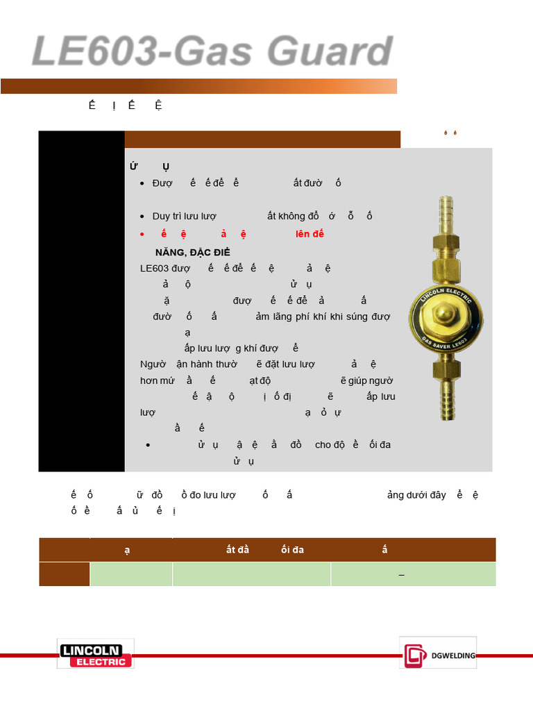 Gas Guard LE603 | PDF