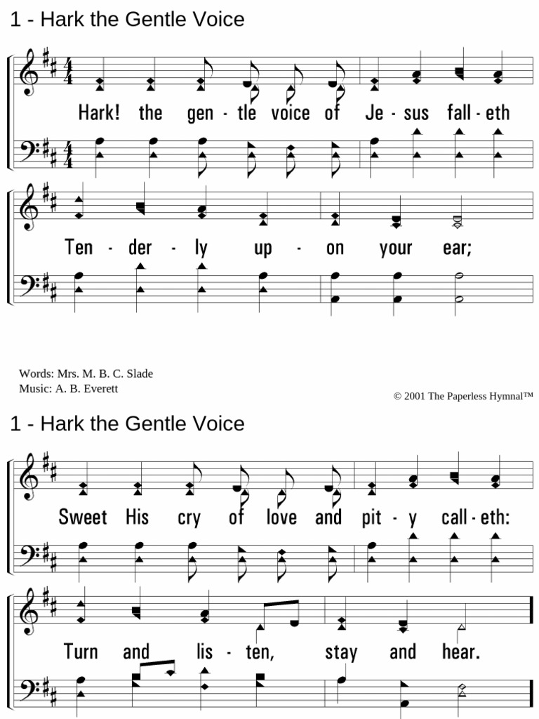 Hark The Gentle Voice | PDF