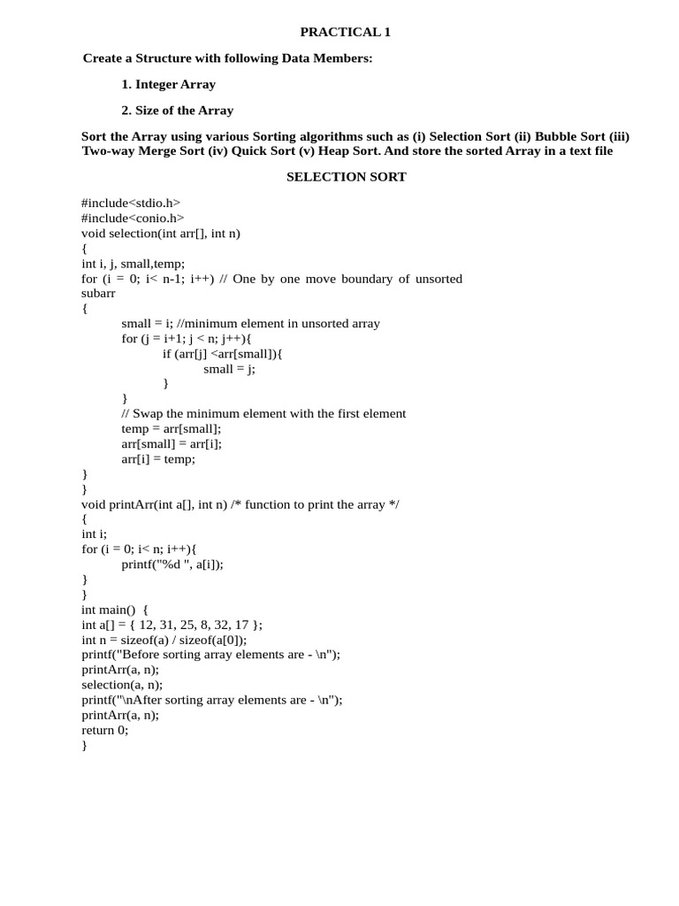 Lab Manual MCA DSC (Practical 1-11) | PDF | Queue (Abstract Data Type) | Computing