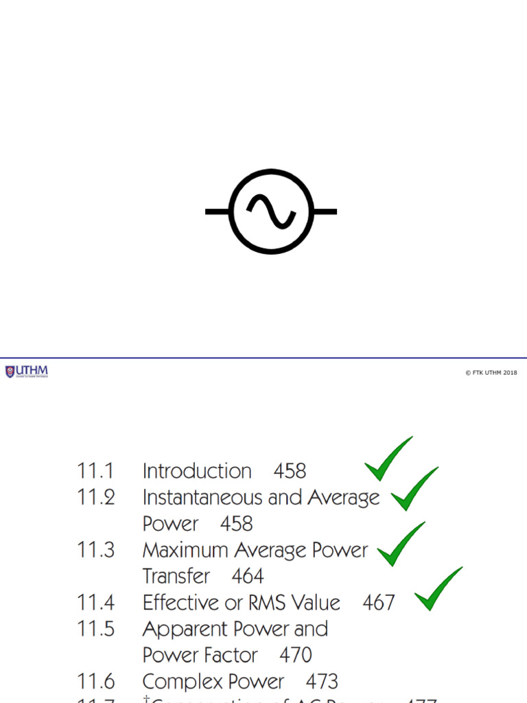 8 - AC Power Analysis Part 2 of 2 | PDF | Ac Power | Alternating Current