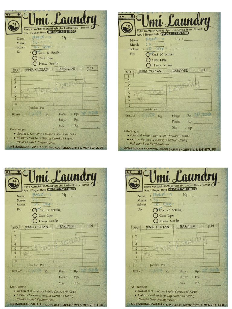 Laundry | PDF