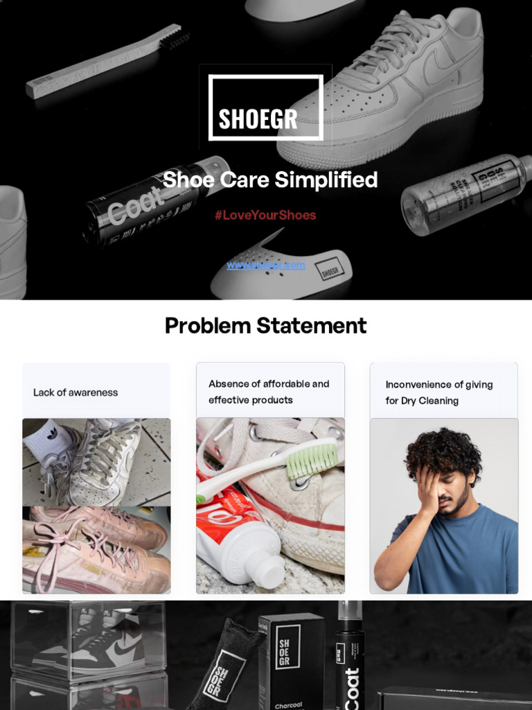 SHOEGR-Updated Pitch Deck | PDF | Footwear | Softlines (Retail)