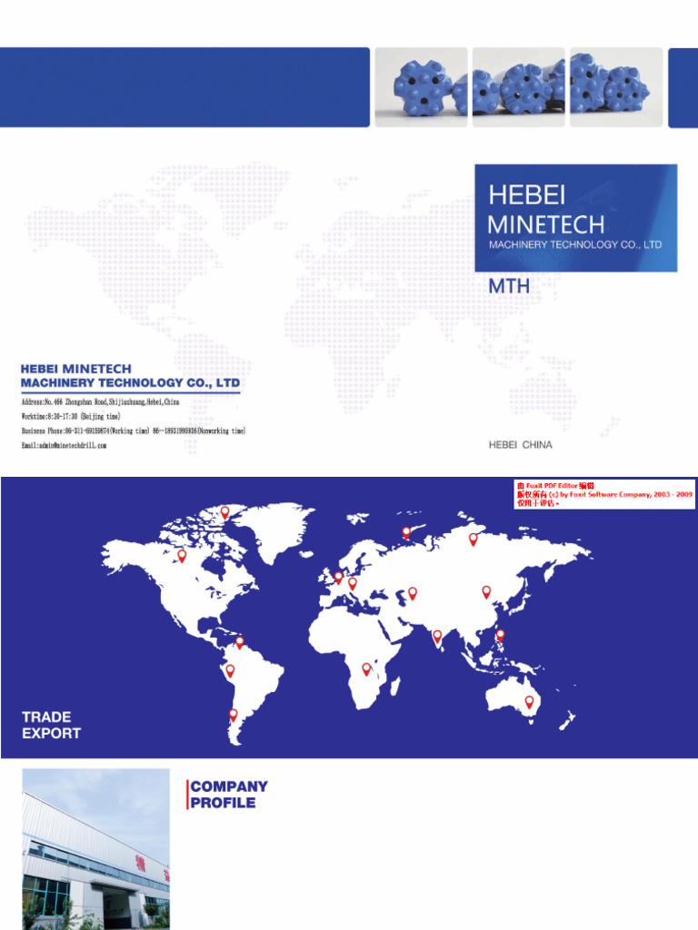 Minetech-Catalogo Español | PDF | Perforación | Calibre