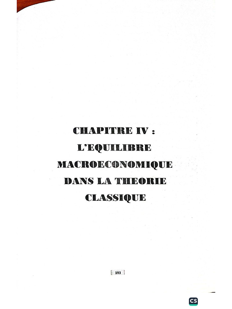 Macro Chapitre 4 | PDF
