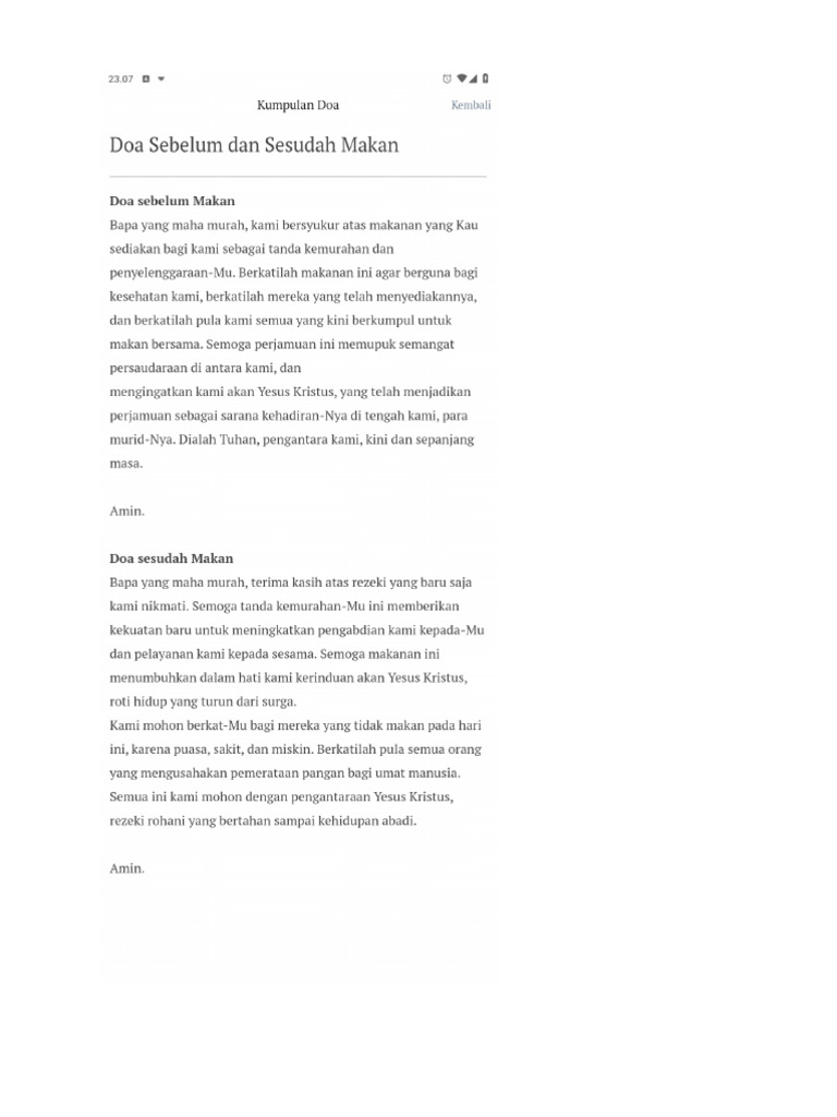 Doa Martupol Pudun Saut | PDF