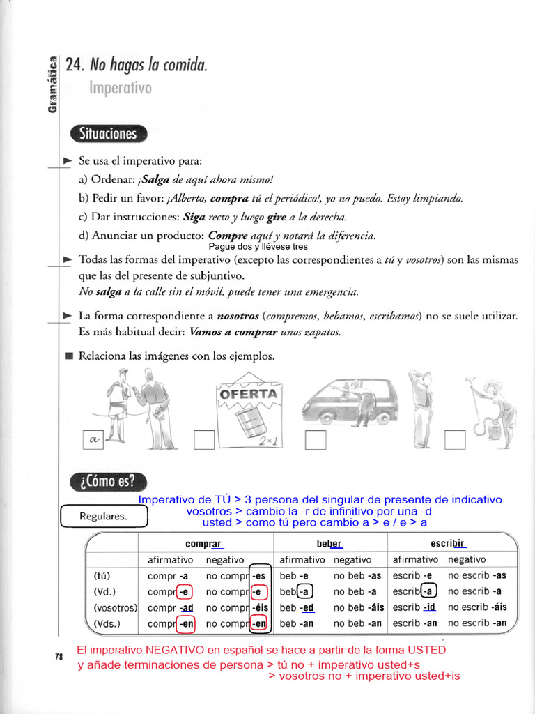 Imperativo Negativo en Español: Guía Completa | PDF | Verbo | Idiomas