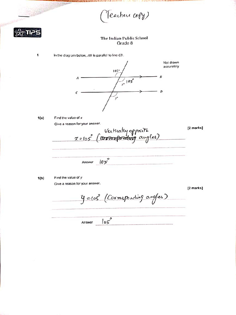Unit 5 Extra Practice Solutions | PDF