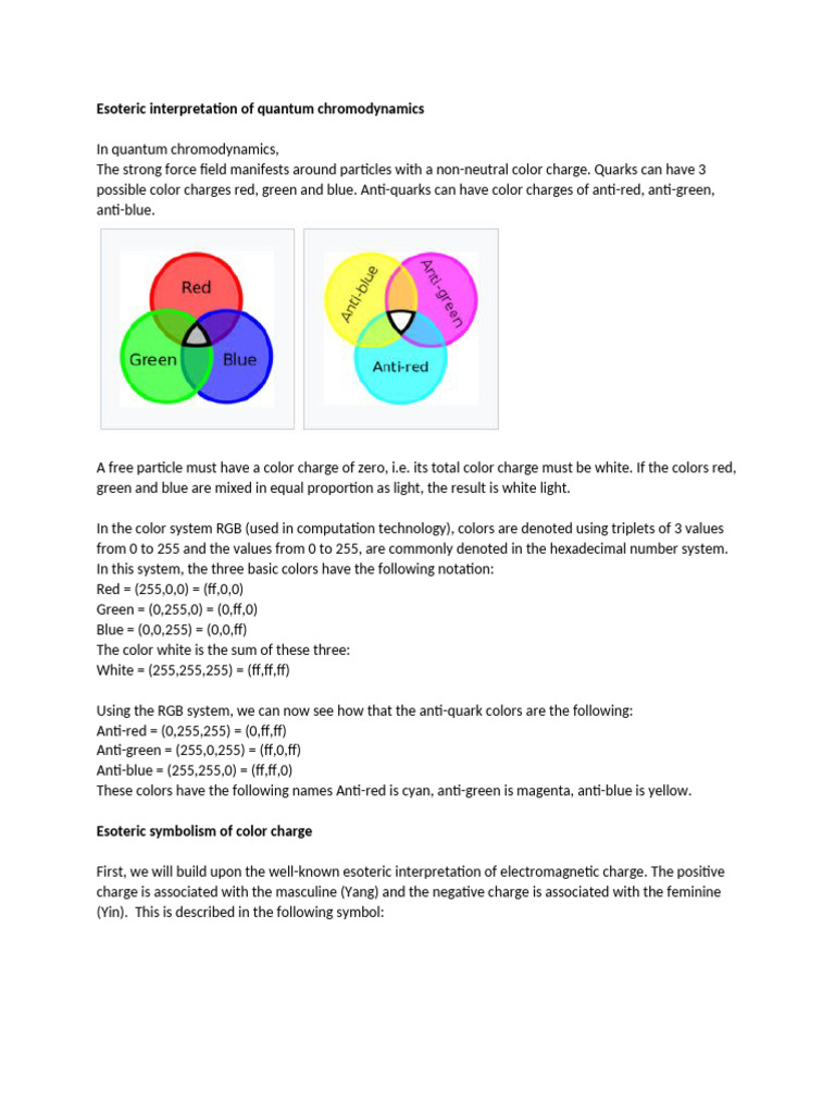 Esoteric Insights on Quantum Chromodynamics | PDF | Noble Eightfold ...