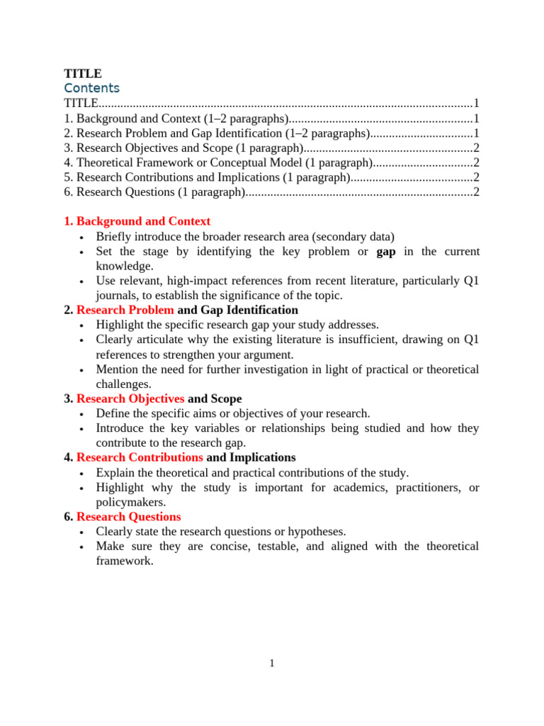 Short Proposal | PDF