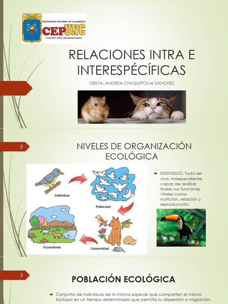 Relaciones Intra e Interespecíficas | PDF | Parasitismo | Simbiosis