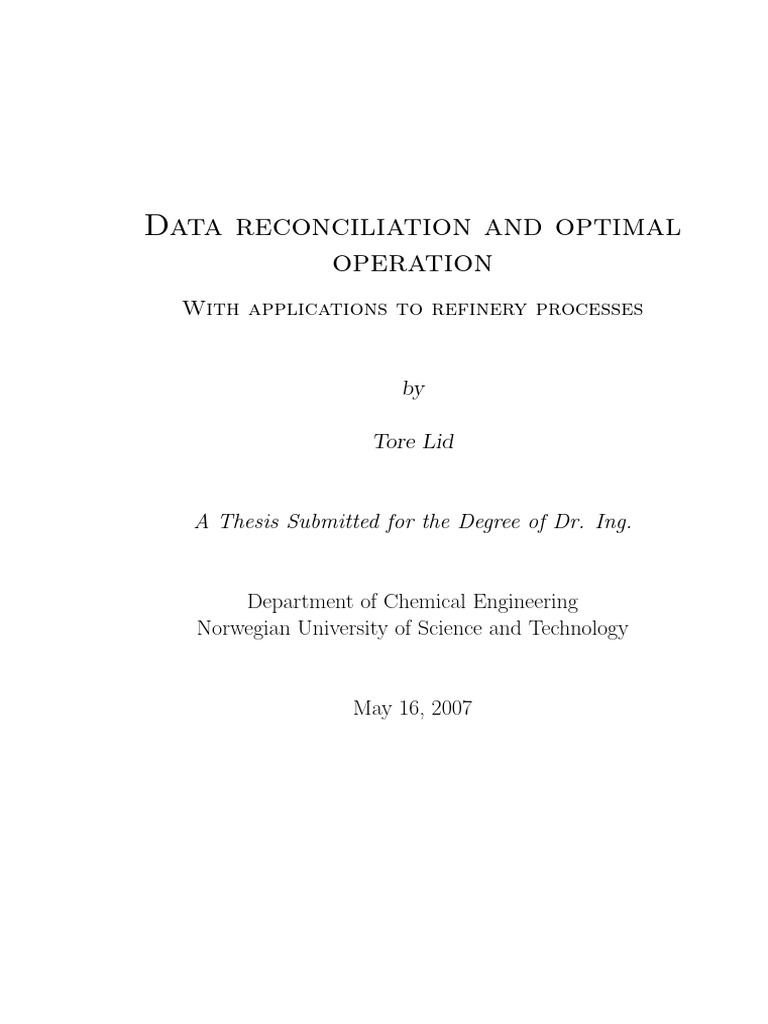 Thesis (Final Version) by Tore Lid | PDF