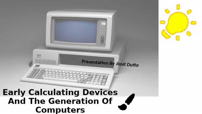 Early Calculating Devices and The Generation of Computers | PDF