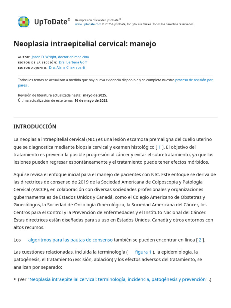 Neoplasia Intraepitelial Cervical Pdf – WITDX