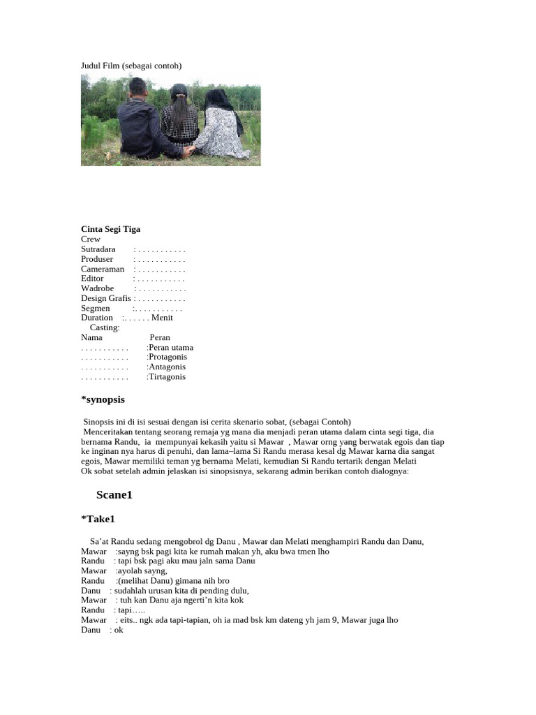 Contoh Script Film | PDF
