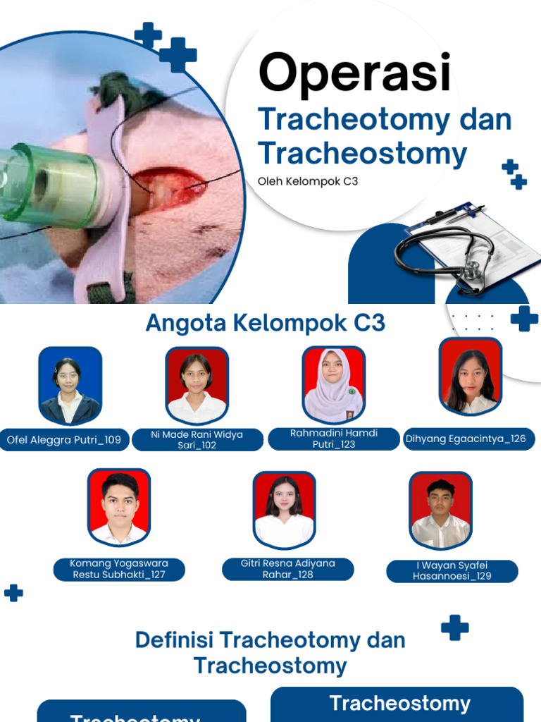 Prosedur Tracheotomy dan Tracheostomy | PDF