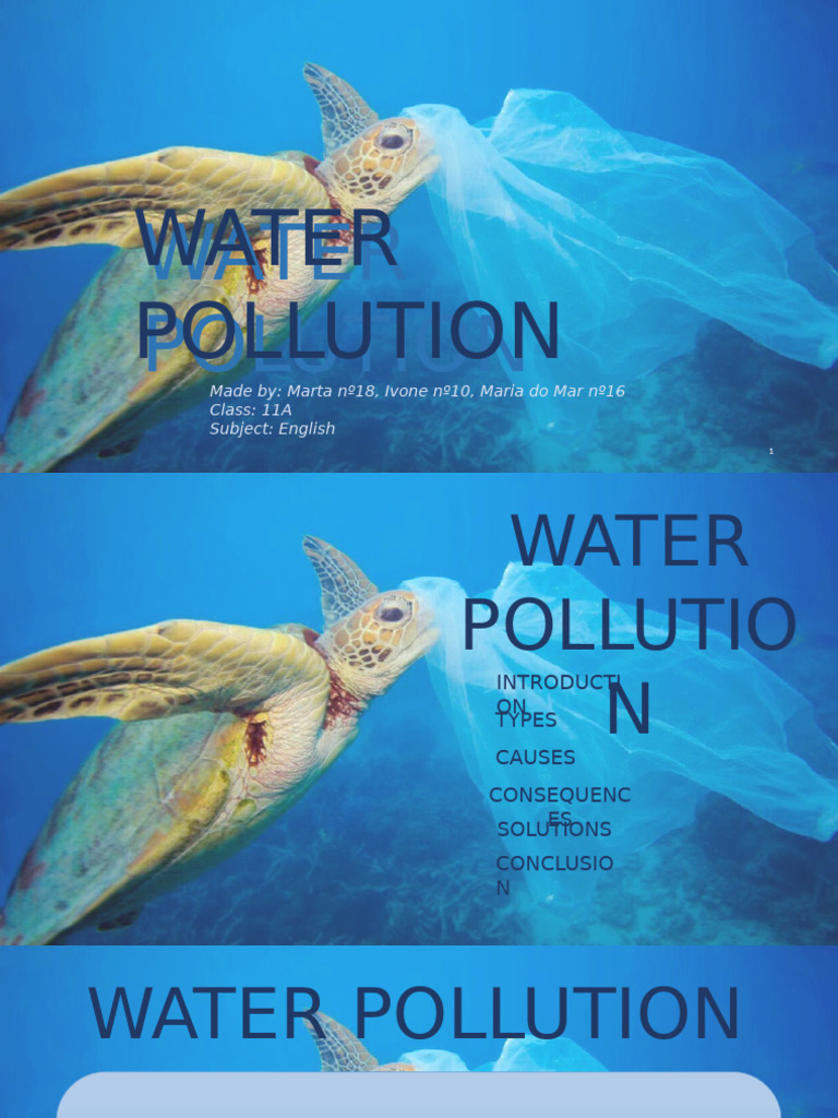 Trabalho Inglês-Water Polution | PDF | Water Pollution | Waste