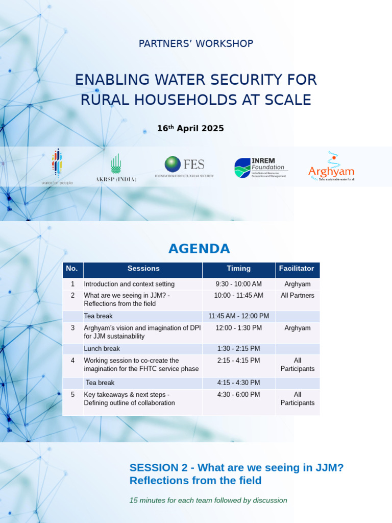Anchor Slides-Partners Workshop - 16apr25 | PDF