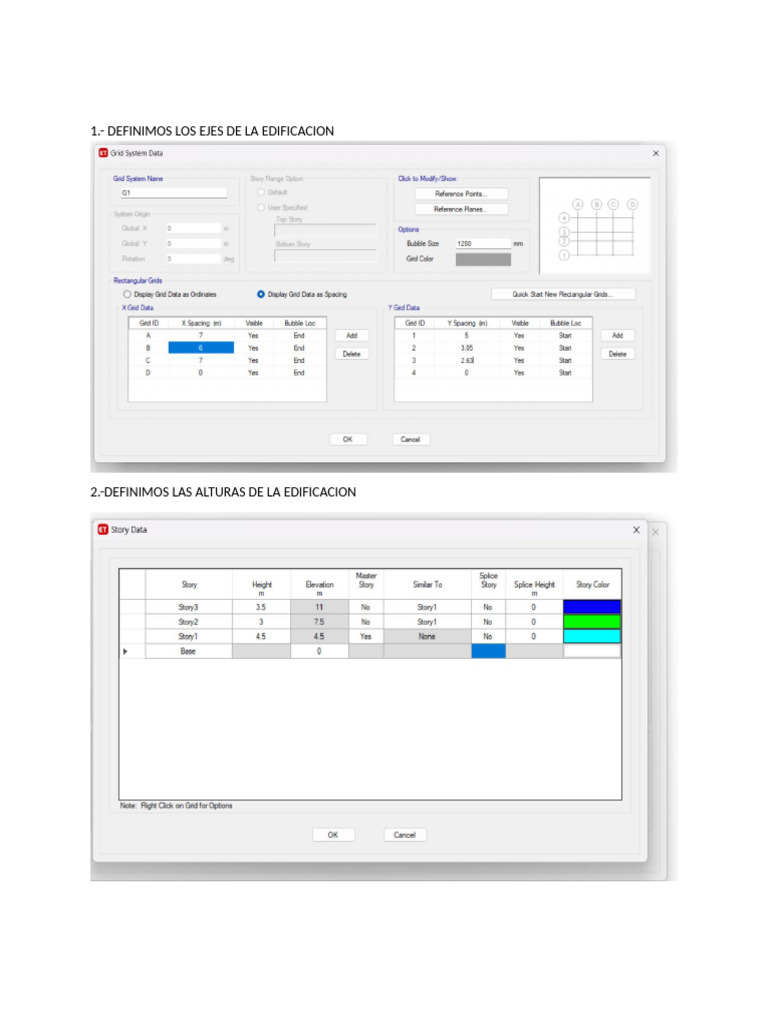MODELADO EN ETABS Mpdificado | PDF