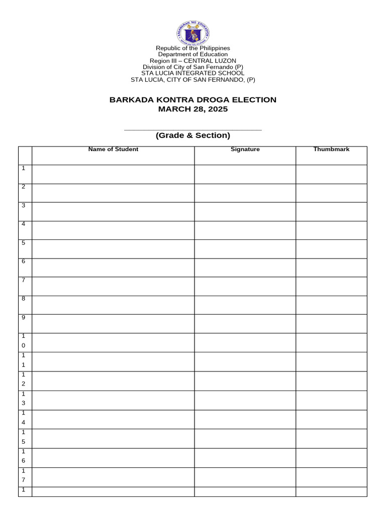 BKD Election Attendance | PDF