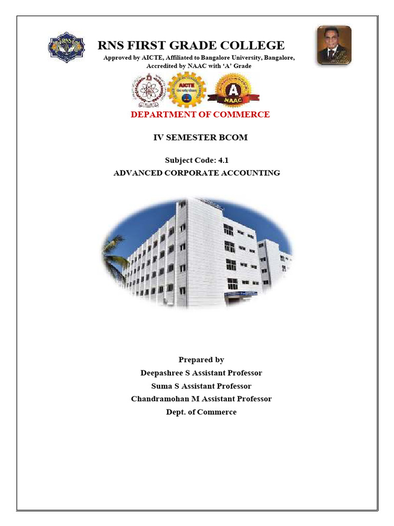 Advanced Corporate Accounting Course File | PDF | Preferred Stock ...