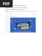 Panduan Pendaftaran Sobat BPS | PDF