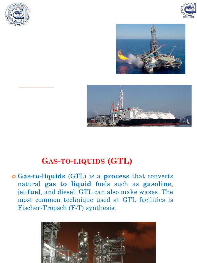 Gas-to-Liquids (GTL) Process Overview | PDF | Gas To Liquids ...