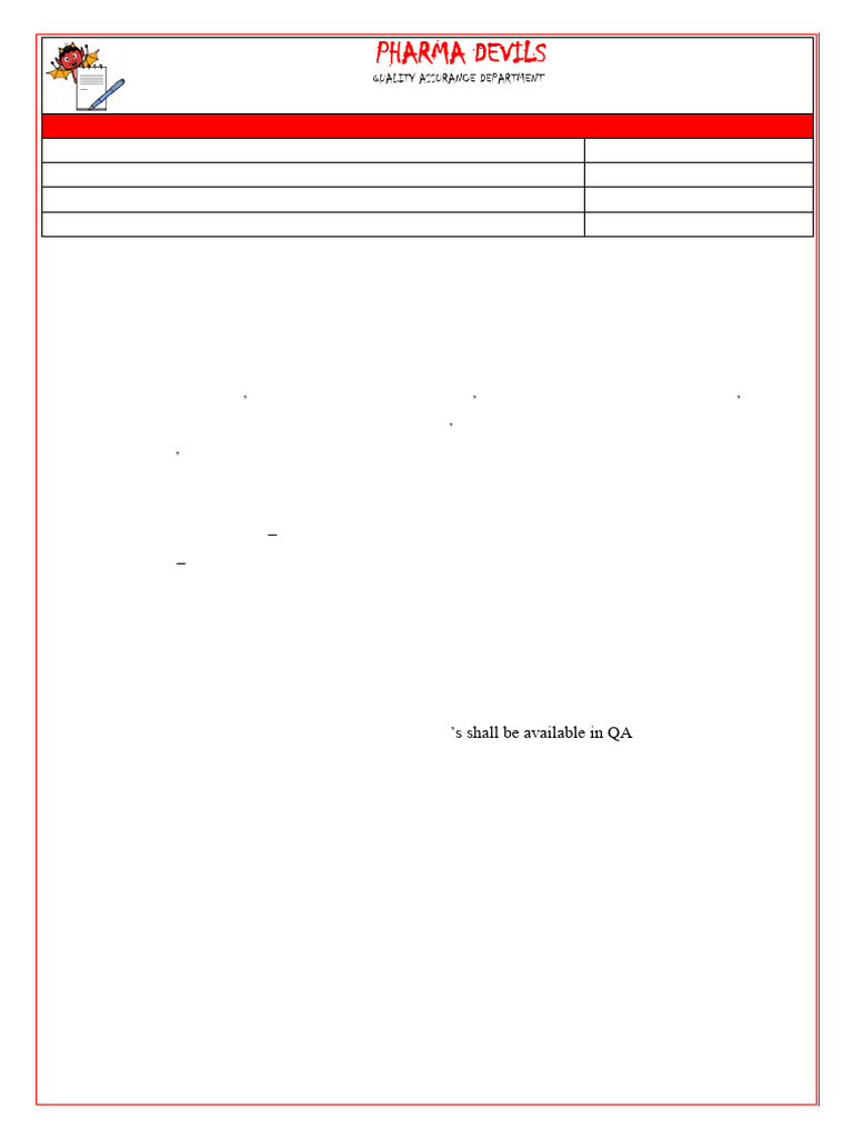 SOP For Document Control Pharma Devil | PDF | Quality Assurance