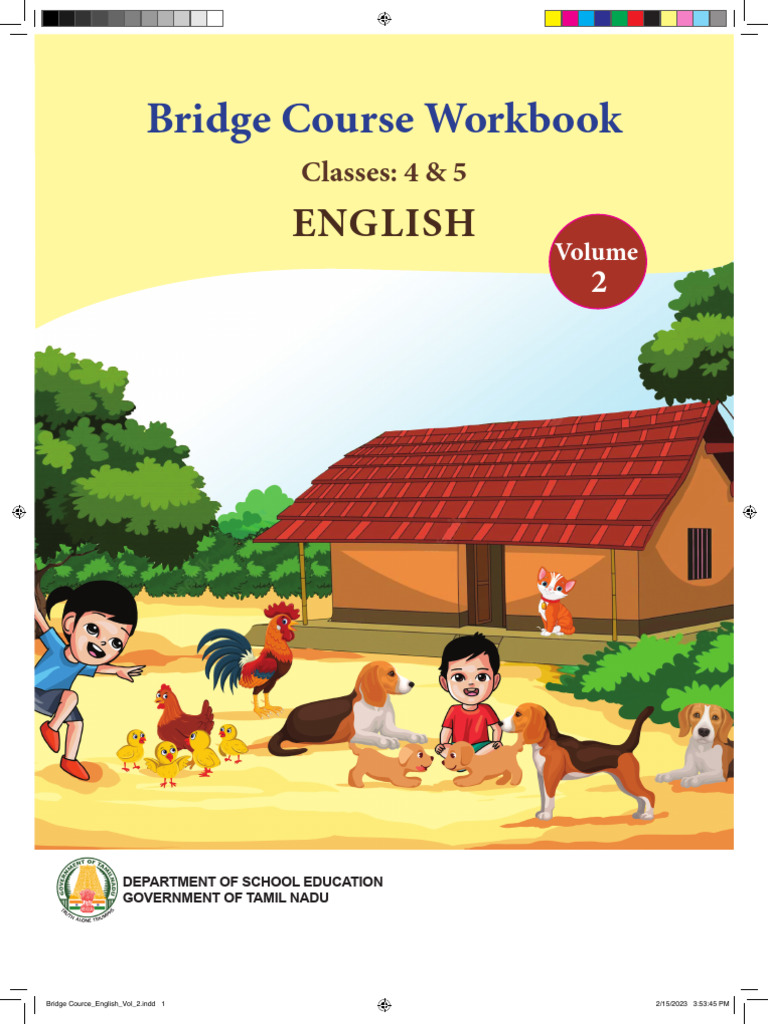 Class 4 and Class 5 English Bridge Course Workbook Volume 2 2023-2024 | PDF